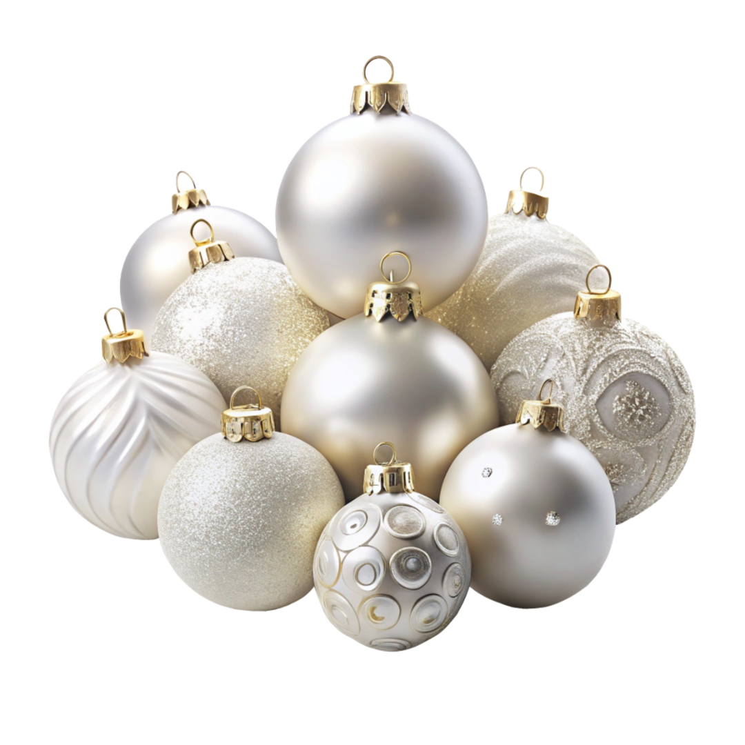 Christmas Balls Decor Clipart | Free Png, Svg, Vector