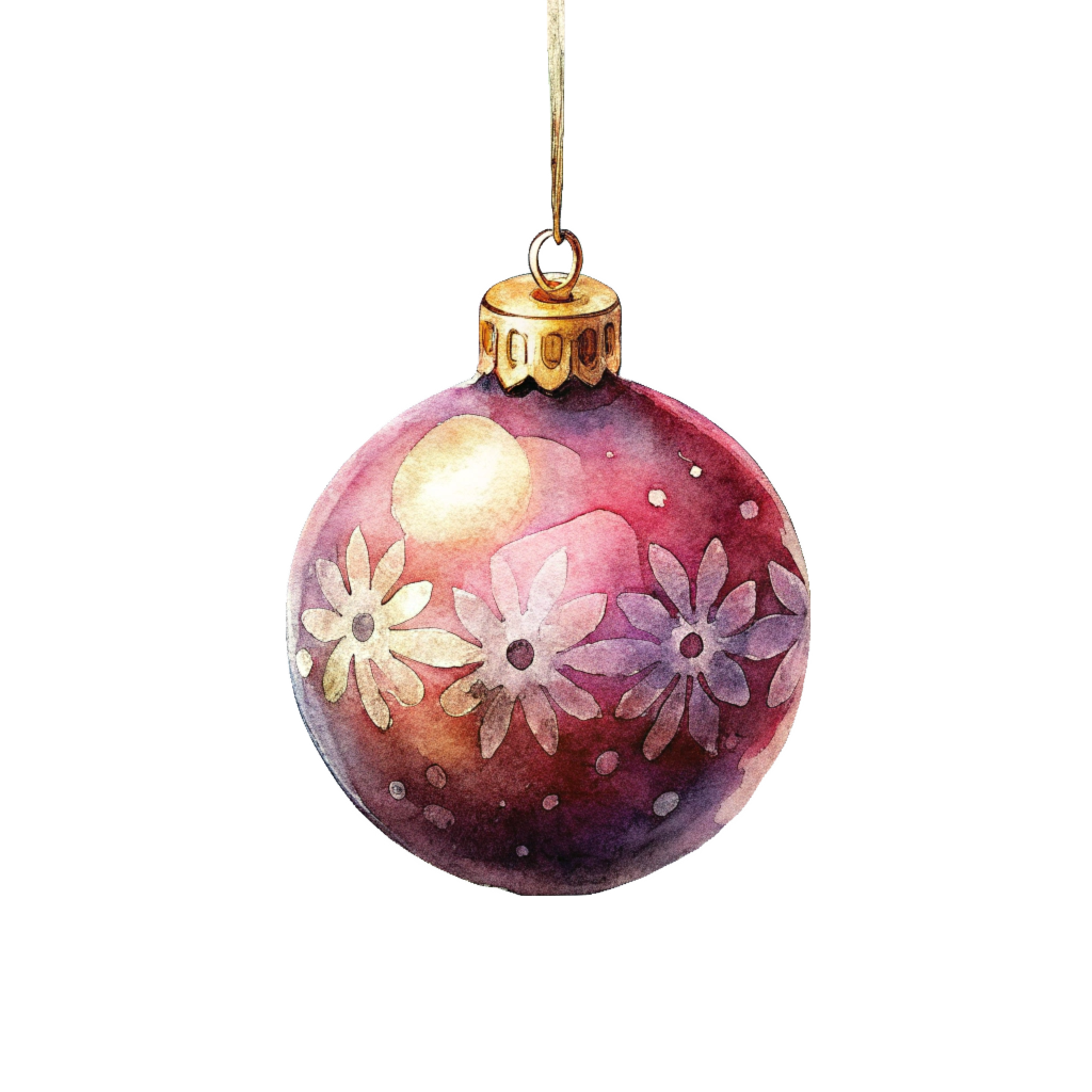 Christmas Ornament Clipart – Ball Vintage | Free Png