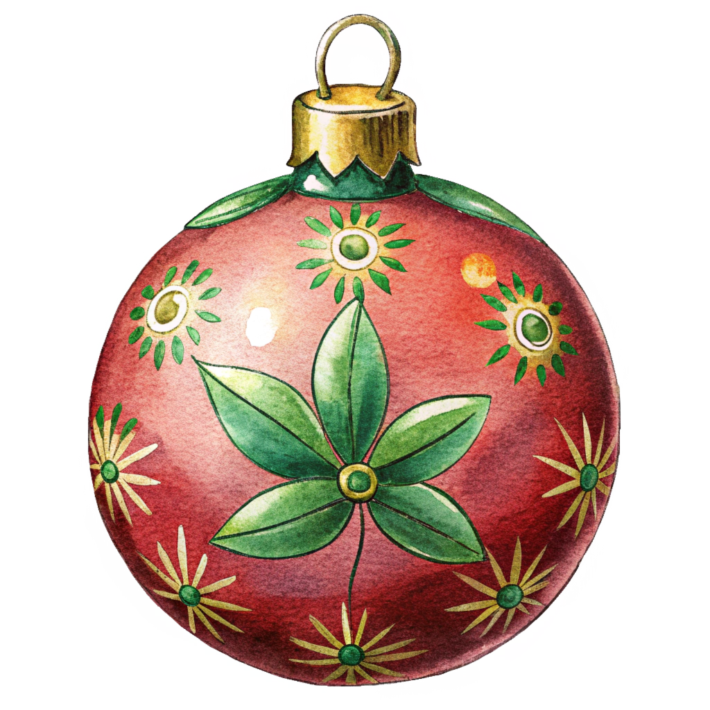Christmas Ornament Clipart – Ball Vintage | Free Png