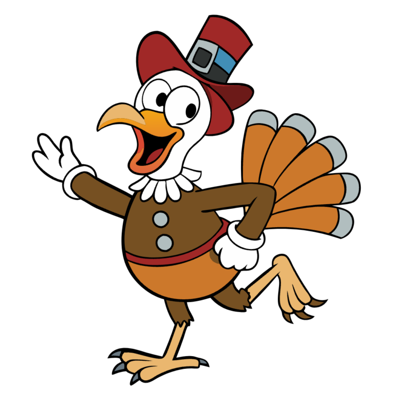 Turkey Clipart with Pilgrim Hat | Free Png, Svg, Vector
