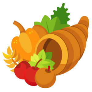 Cornucopia Clipart Black and White | Free Png, Svg, Vector