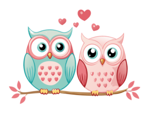 Owl with Valentine Envelope Clipart | Free Png, Svg, Vector