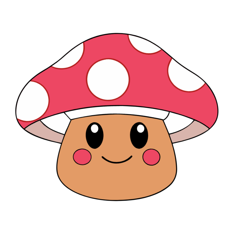 Cute Mushroom Clipart | Free Png, Svg, Vector