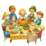 Thanksgiving Dinner Clipart Png | Free Png, Svg, Vector
