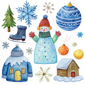 Winter Scene Clipart | Free Png, Svg, Vector