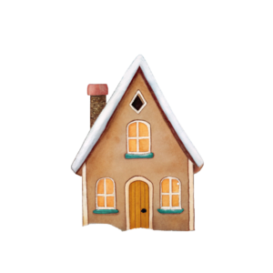 Winter House Outline Clipart | Free Png, Svg, Vector