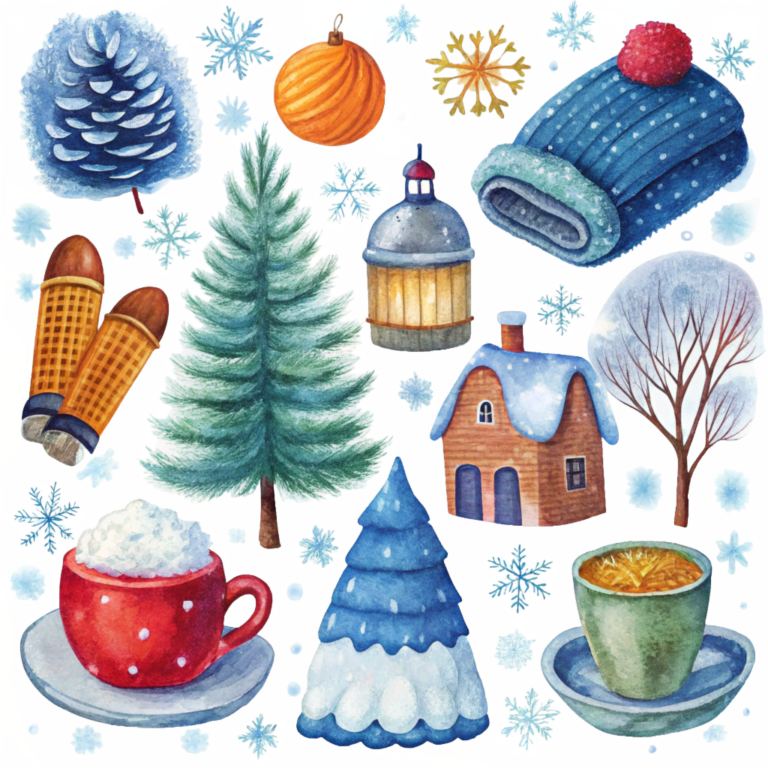 Winter Scene Clipart | Free Png, Svg, Vector