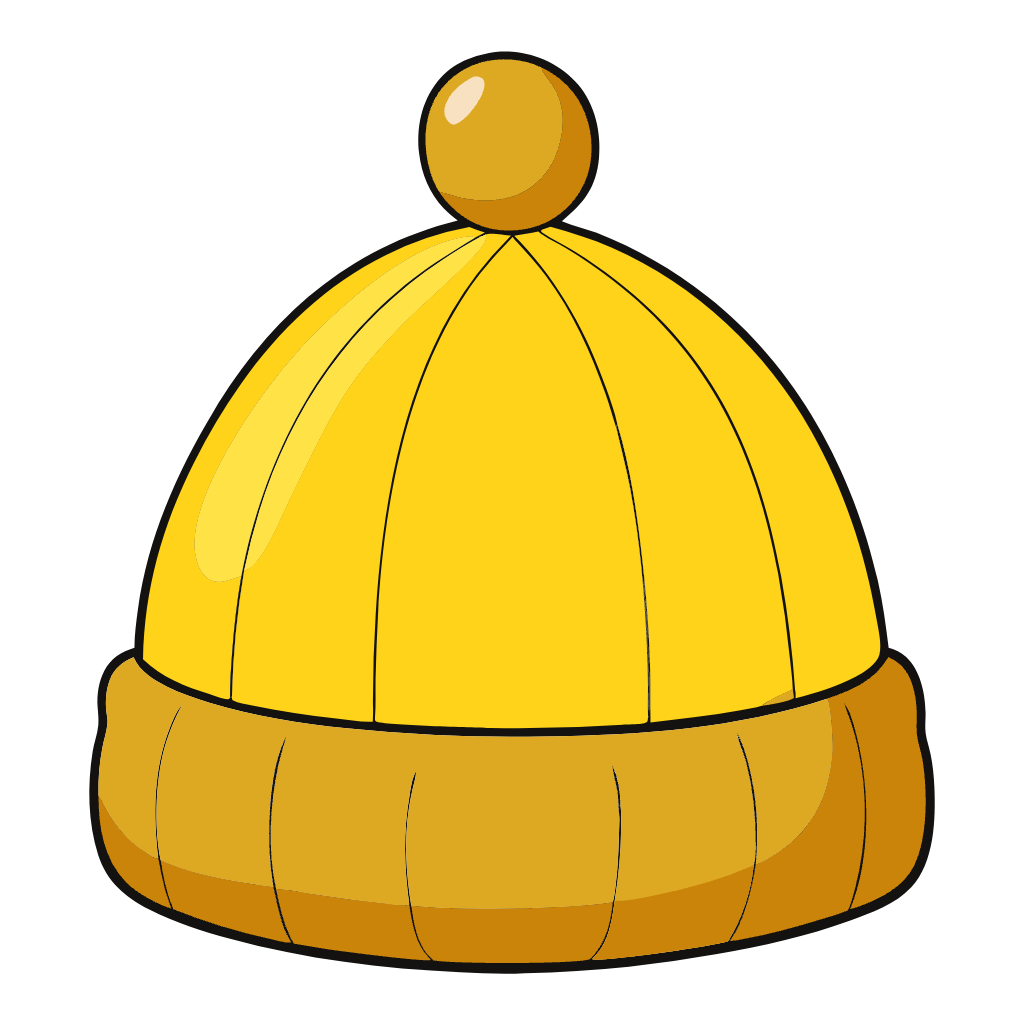 Yellow Knit Hat Clipart | Free Png, Svg, Vector