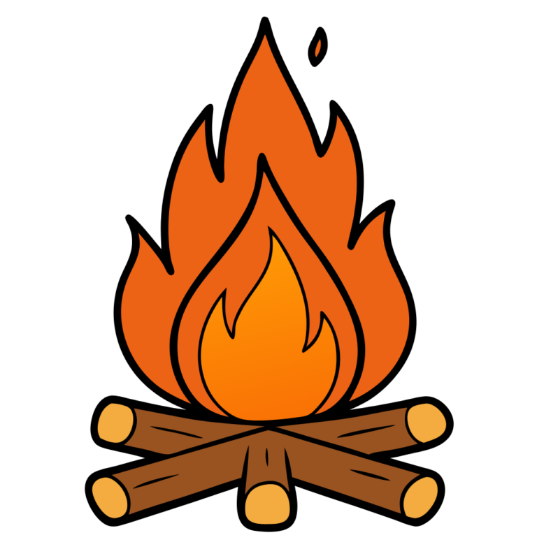 Premium Campfire Clipart | Free Png, Svg, Vector
