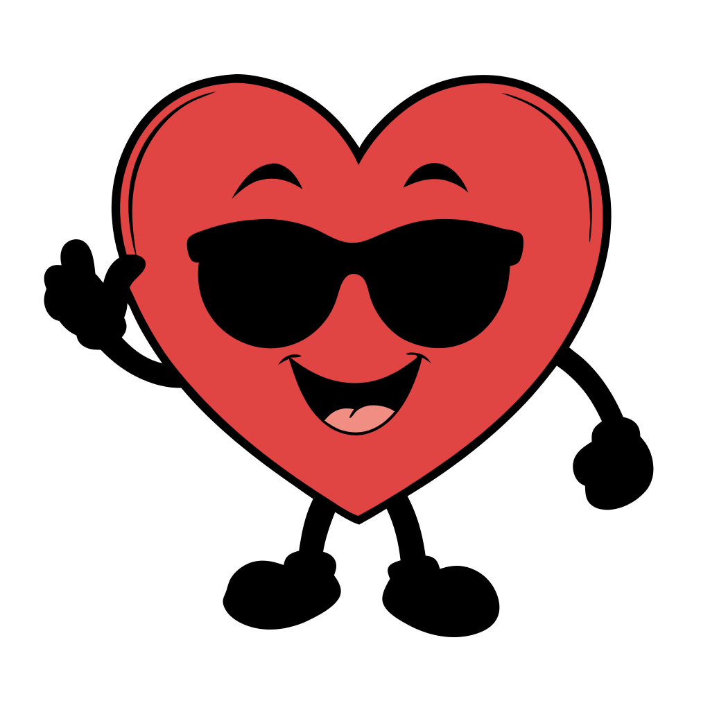 Cartoon Heart Valentine day Clipart | Free Png, Svg, Vector