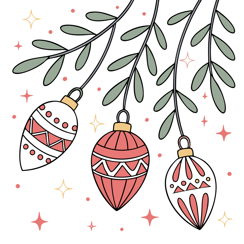 Christmas Ornament Clipart – Ball Vintage | Free Png