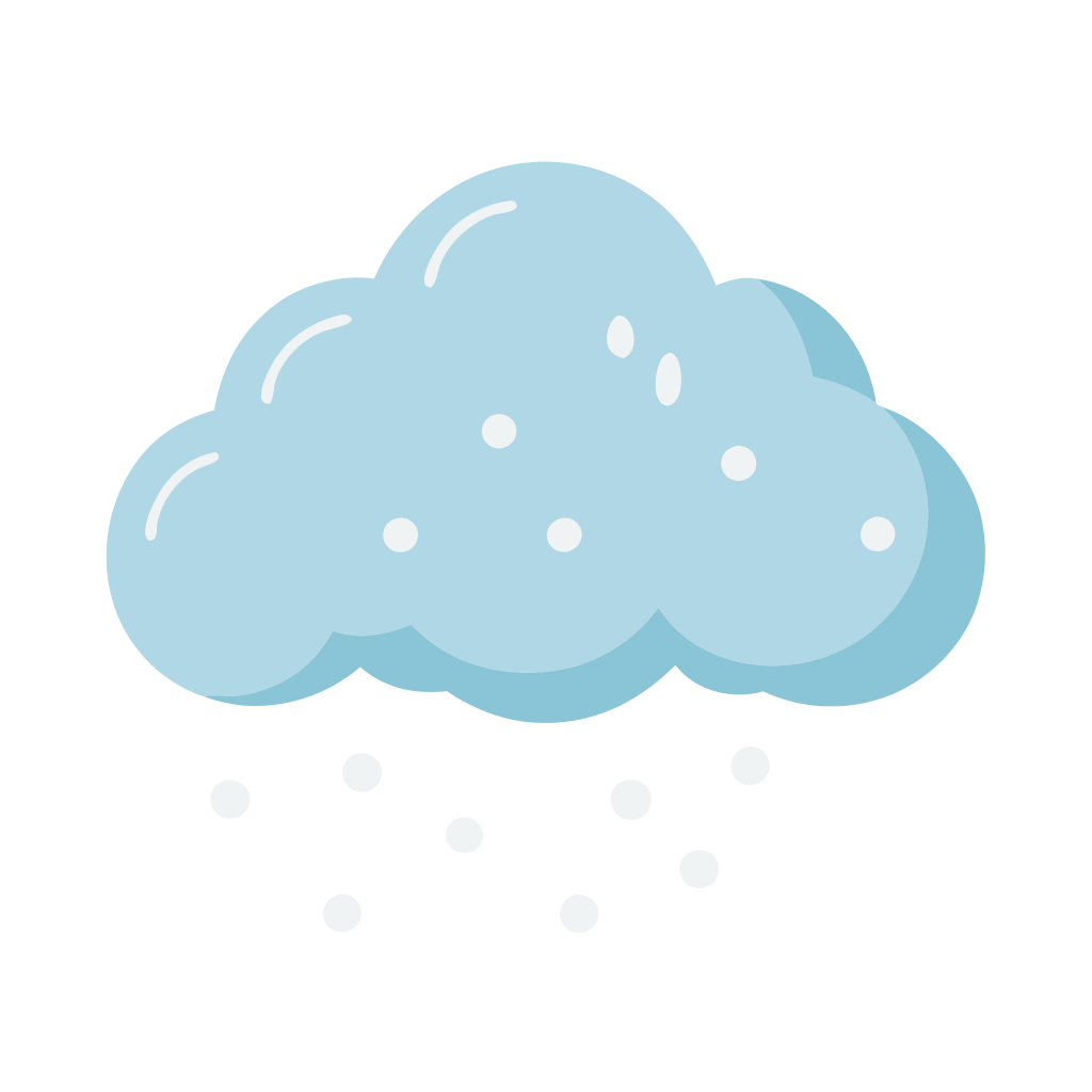 Cloud and Snow Clipart | Free Png, Svg, Vector