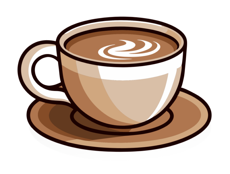 Outline Coffee Cup Clipart | Free Png, Svg, Vector