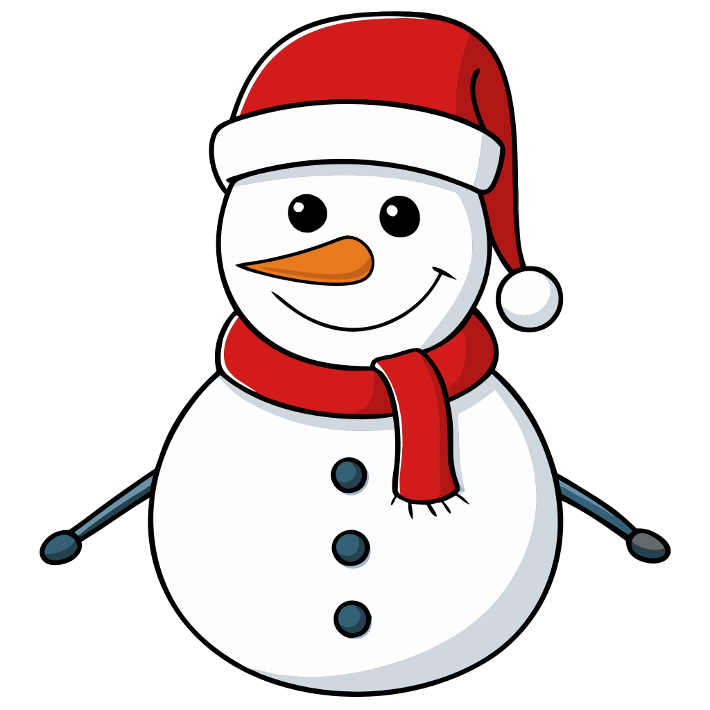 Cute Snowman Clipart | Free Png, Svg, Vector