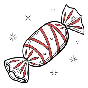 Christmas Peppermint Candy Clipart | Free Png, Svg, Vector