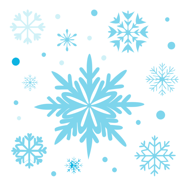 Blue Snowflake Clipart | Free Png, Svg, Vector