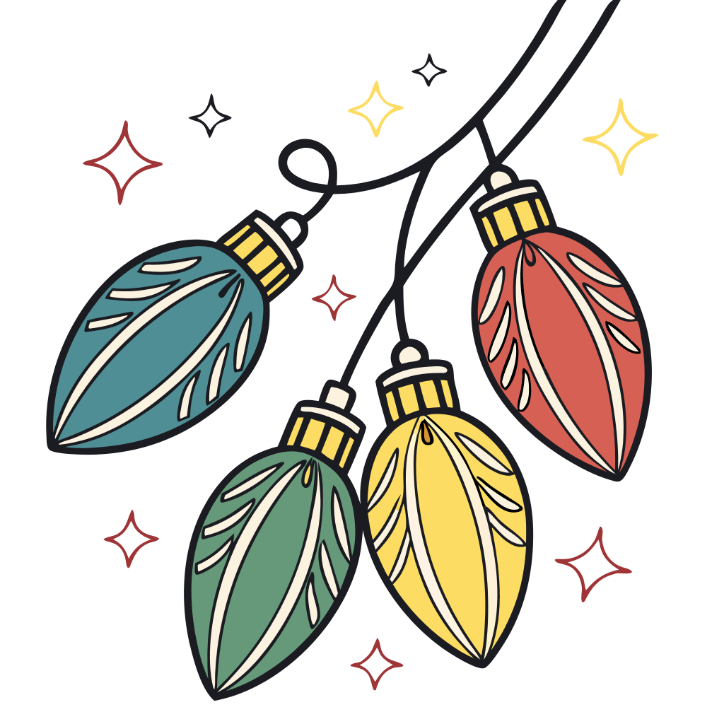 Vintage Christmas Bulbs Clipart | Free Png, Svg, Vector