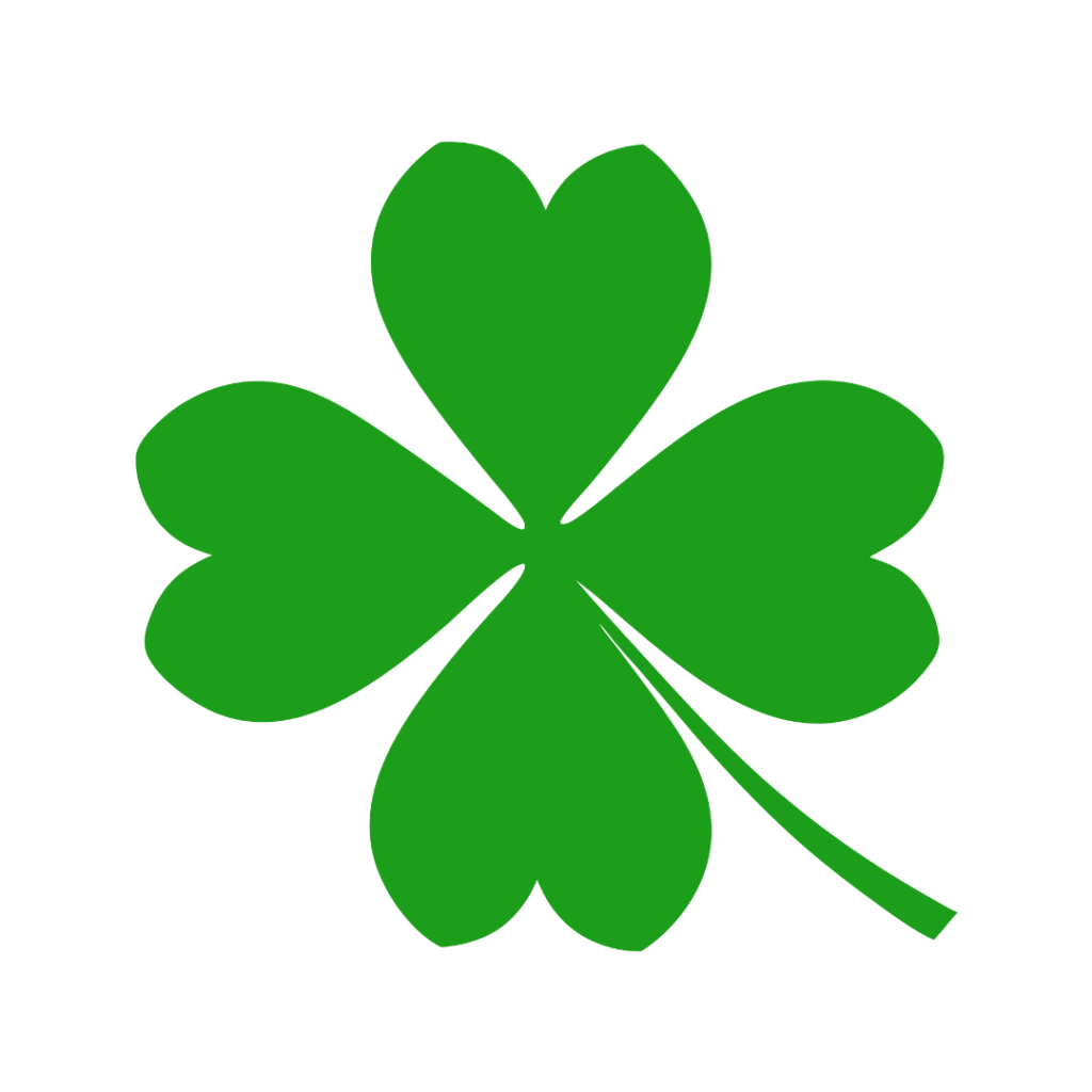 Four Leaf Clover St Patrick Day Clipart | Free Png, Svg, Vector