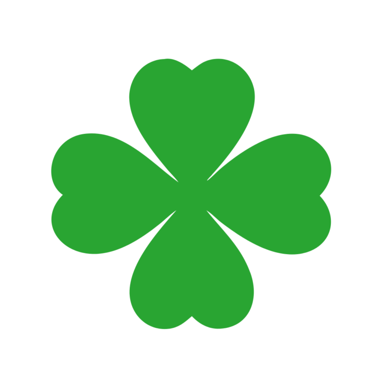 Four Clover Leaf Clipart | Free Png, Svg, Vector