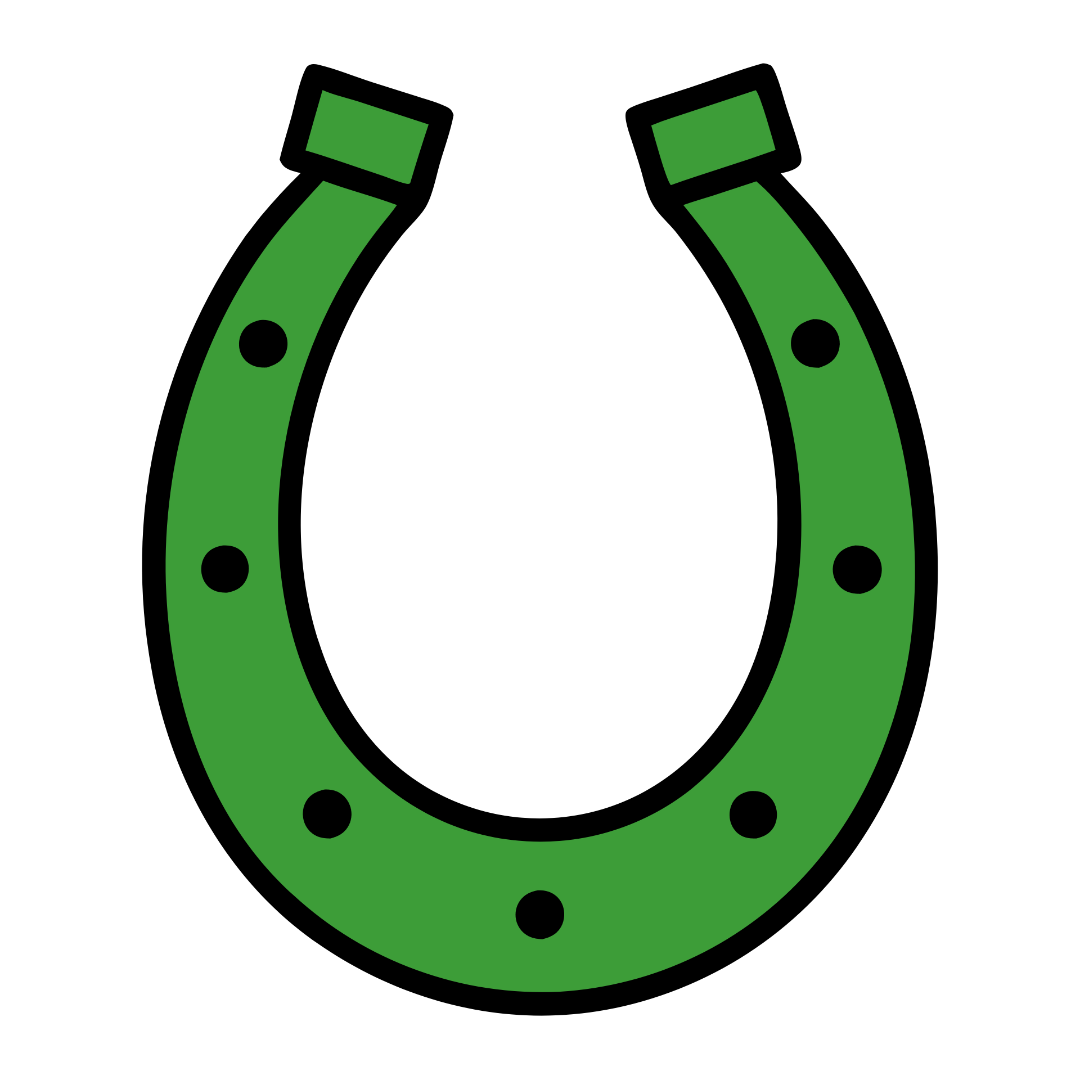 Green Horseshoe Clipart St Patrick Day | Free Png, Svg, Vector