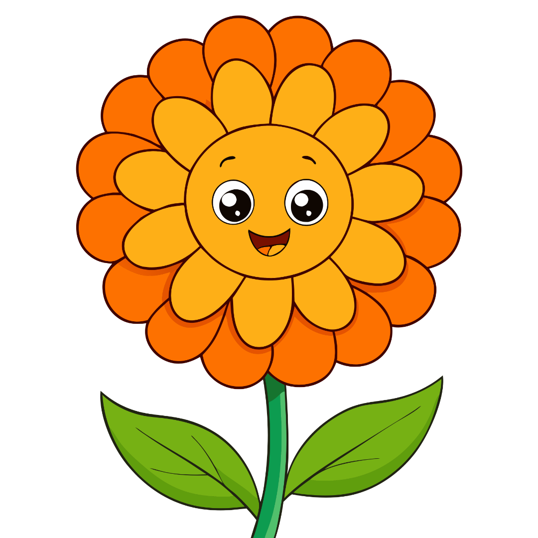Happy Flower Clipart | Free Png, Svg, Vector