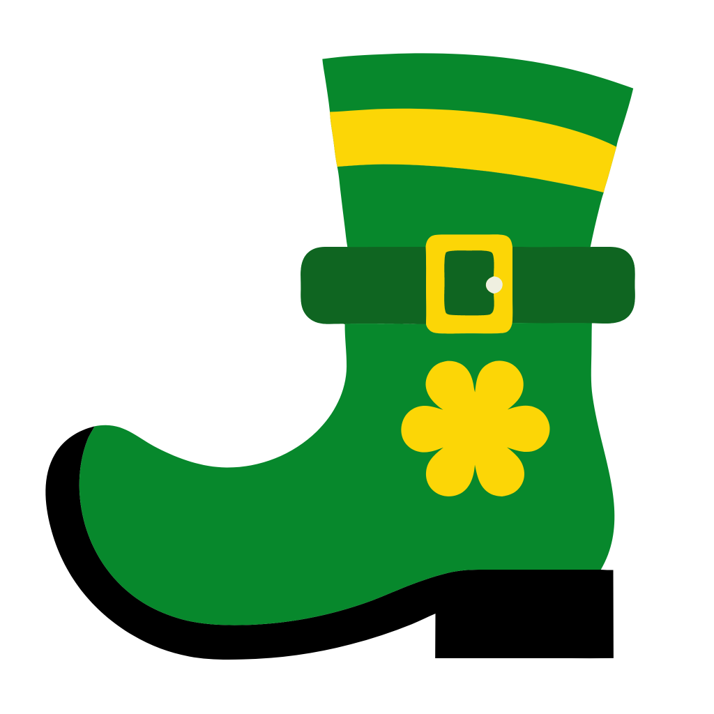 leprechaun Boot Clipart St Patrick Day | Free Png, Svg, Vector