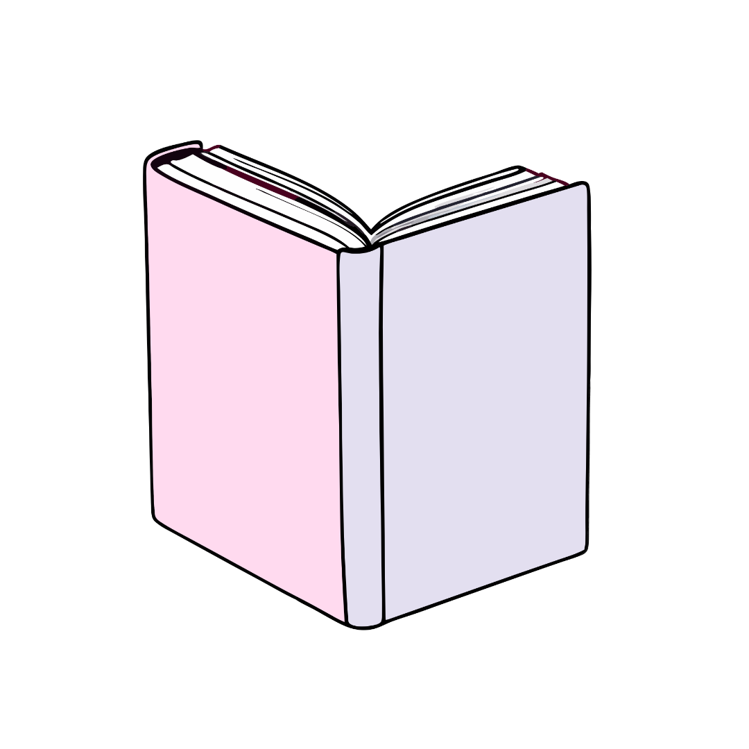 Pastel Color Open Book Clipart | Free Png, Svg, Vector