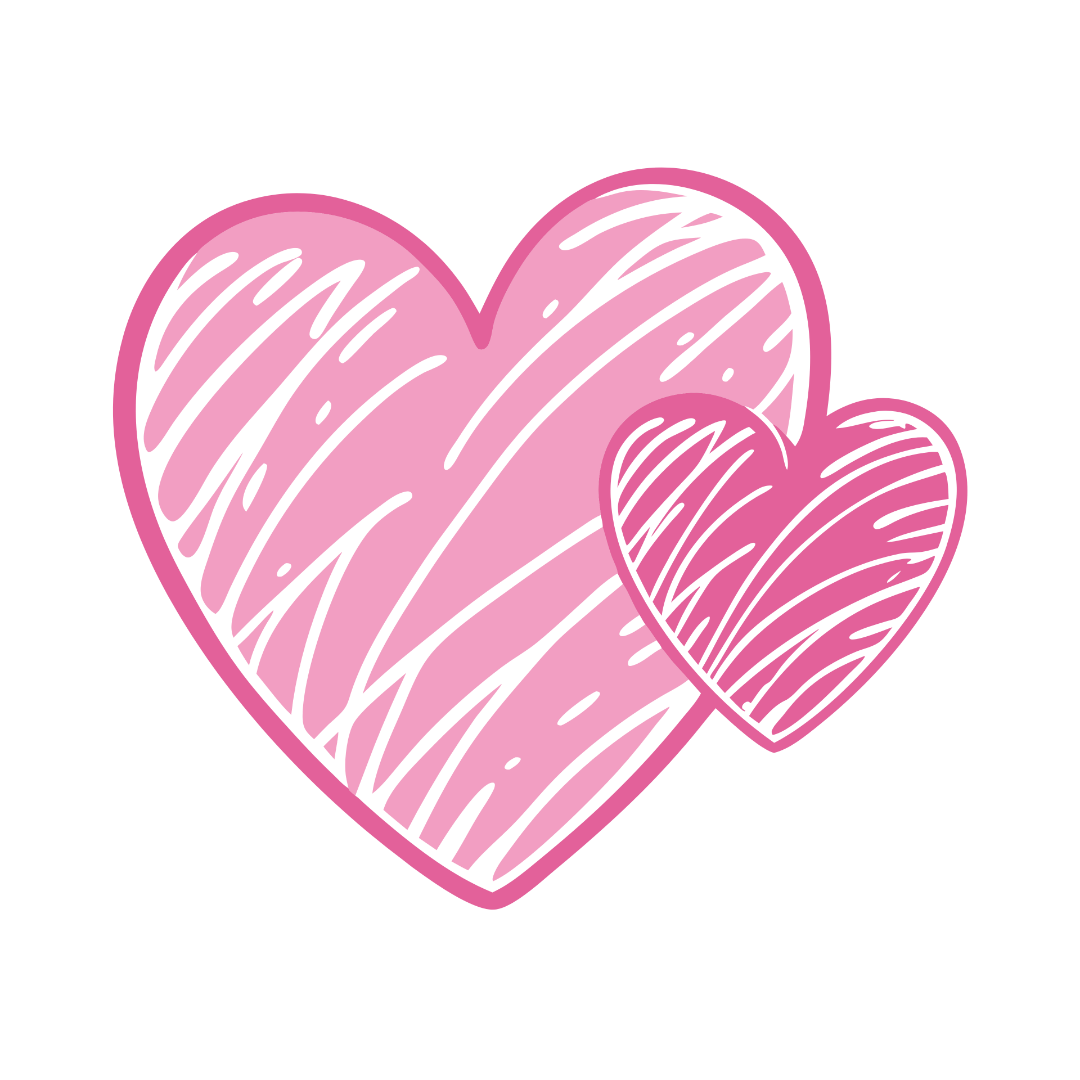Pink Hearts Valentine Clipart | Free Png, Svg, Vector