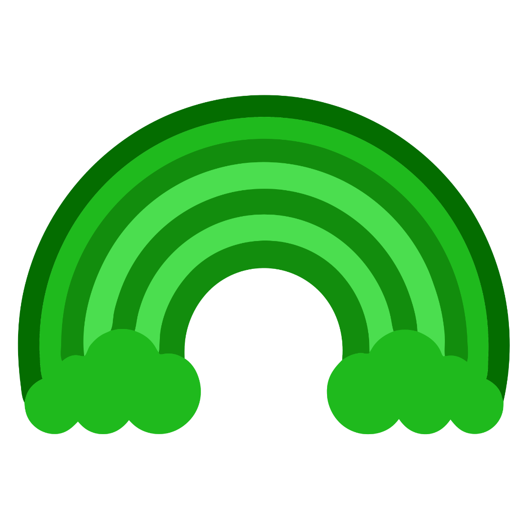 St Patrick Day Rainbow Clipart | Free Png, Svg, Vector