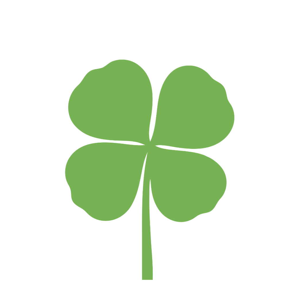 Four Leaf Clover St Patrick Day Clipart | Free Png, Svg, Vector