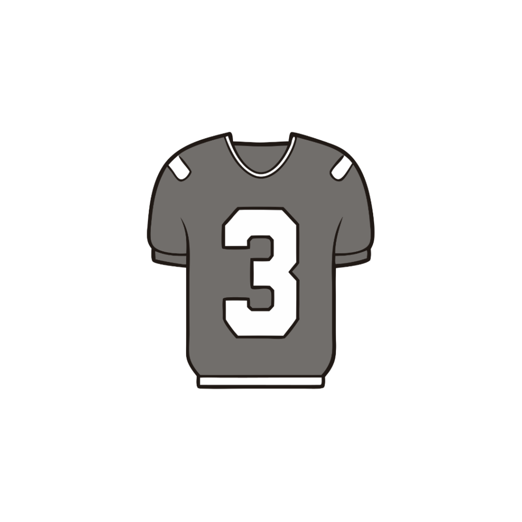 American Football Jersey Black and White | Free Png, Svg, Vector